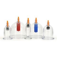 Professional Acupuncture Cupping Set | Silicone, Glass, Plastic | Lhasa OMS