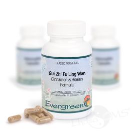 Evergreen Herbs Gui Zhi Fu Ling Wan - Cinnamon & Hoelen Formula | Lhasa OMS