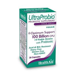 HealthAid Ultra Probio 100 Billion CFU Capsules | Lhasa OMS